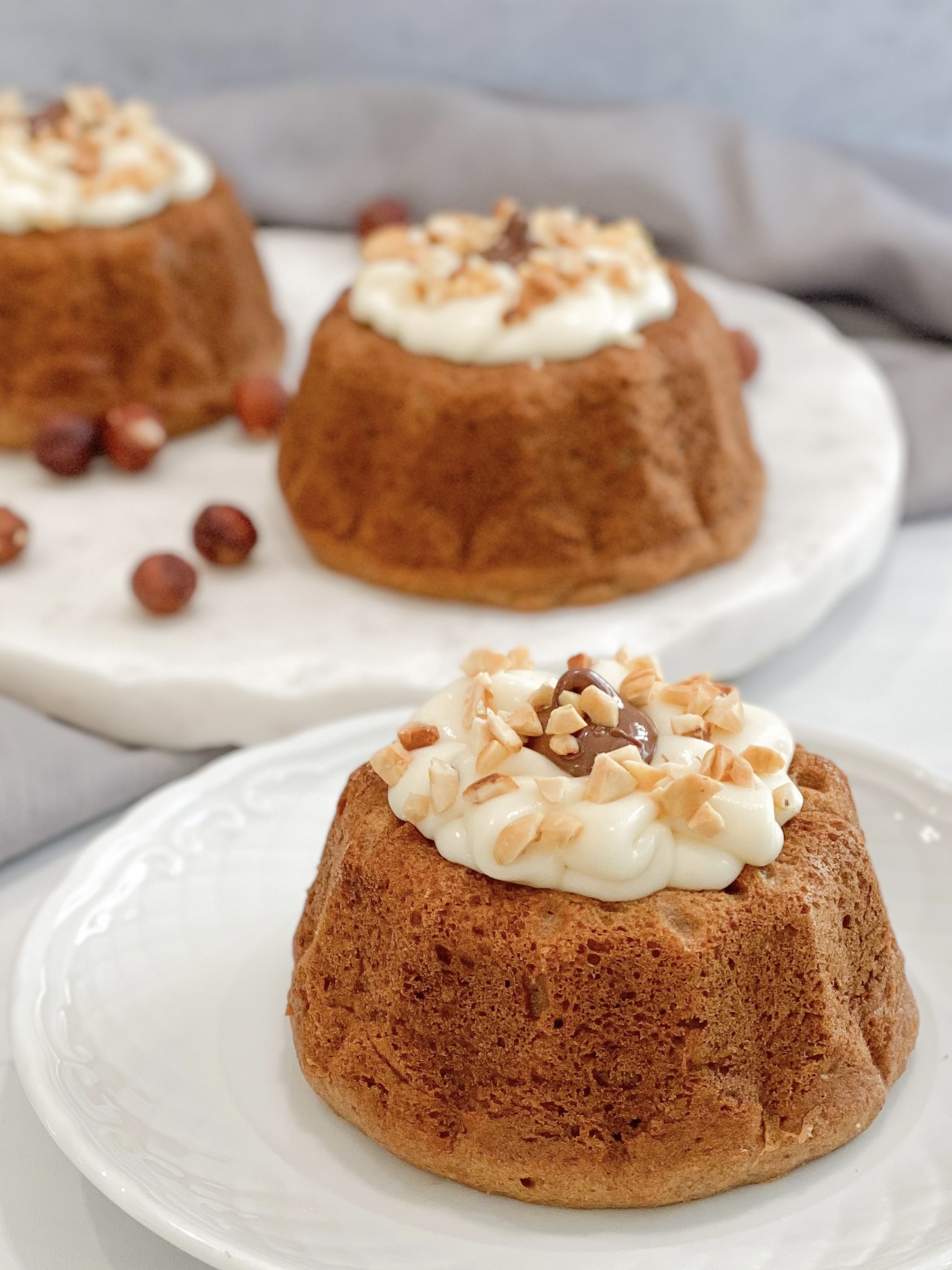 Gluten Free Mini Banana Cakes - Hand + Heart Gluten Free
