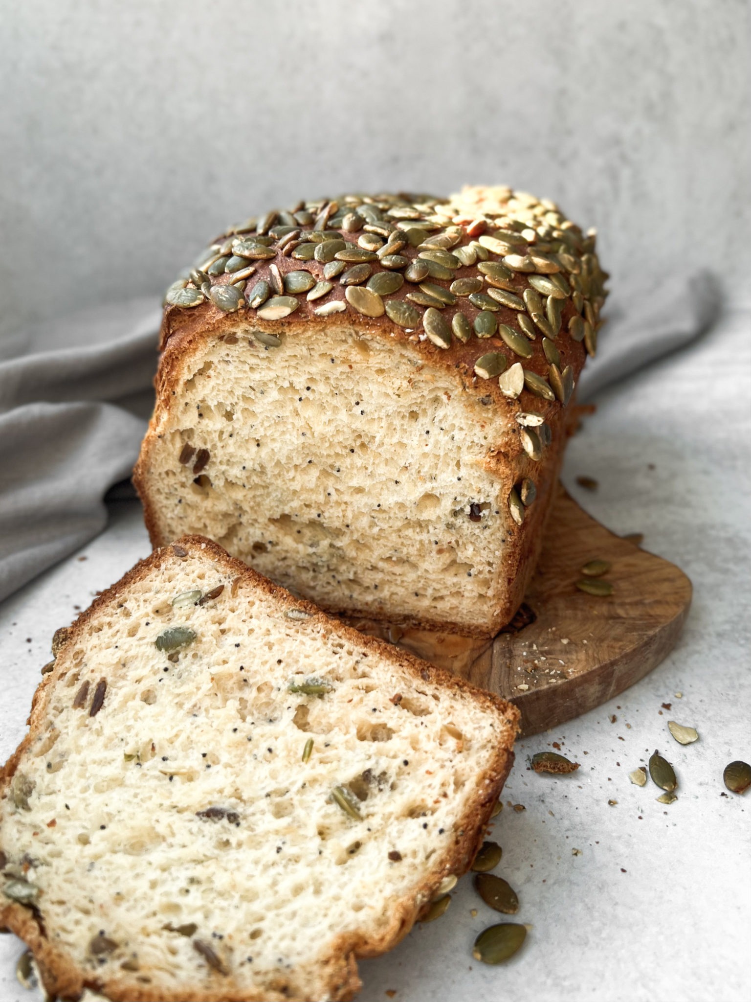 Gluten Free Seeded Sandwich Bread